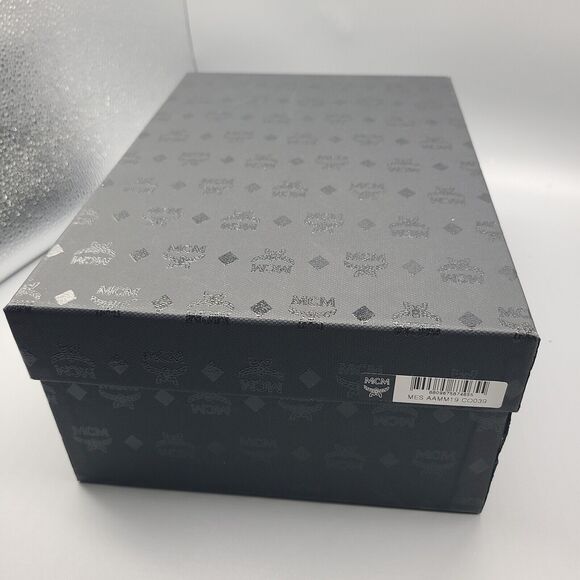 MCM | Storage & Organization | Mcm Shoe Box Empty Black Logo 25 X 85 X ...